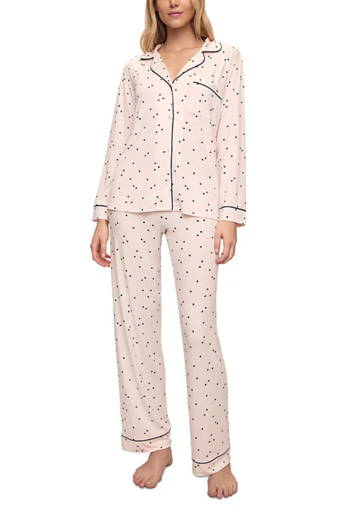 Gisele Printed Long PJ Set – French Cuff Boutique